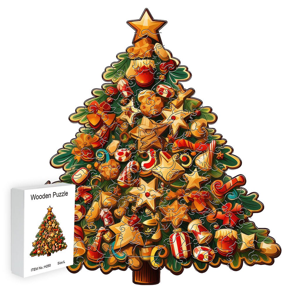 Christmas Tree - Wooden Jigsaw Puzzle – Wooden Puzzle