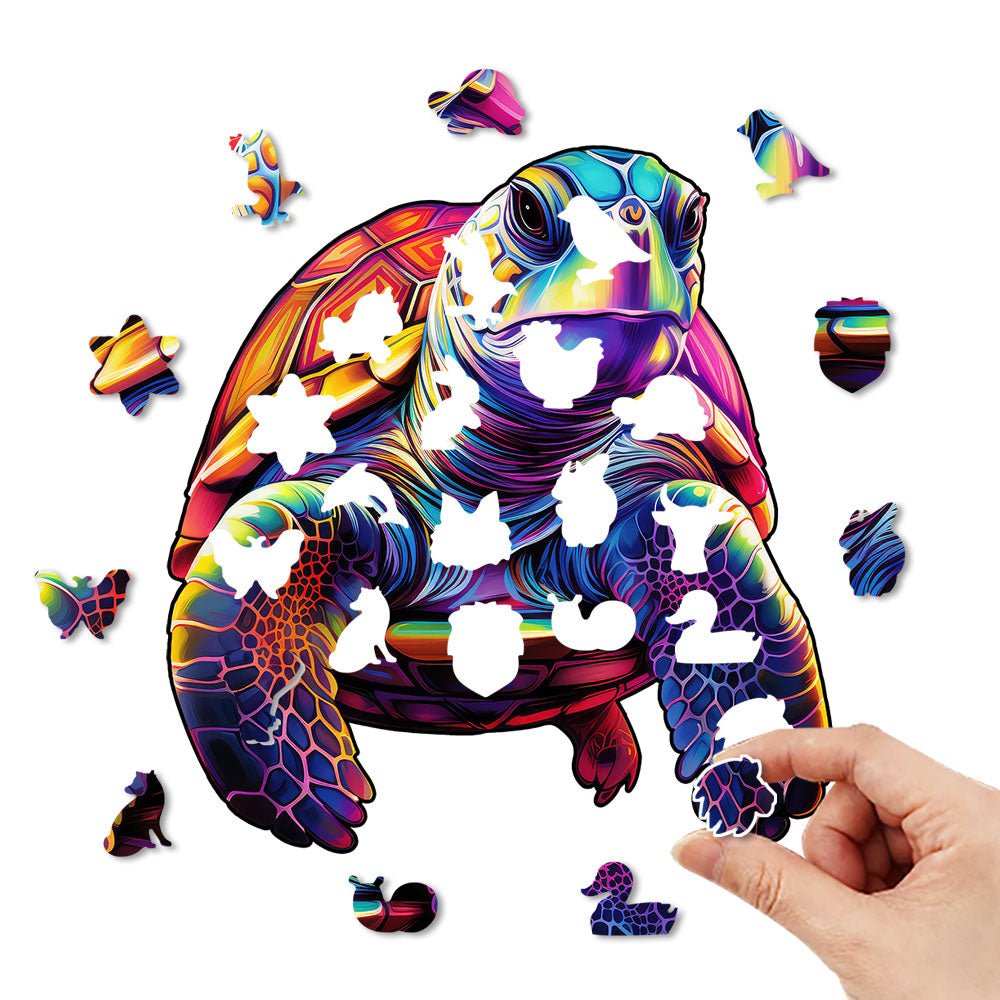 Majestic Sea Turtles - Wooden Jigsaw Puzzle – Wooden Puzzle