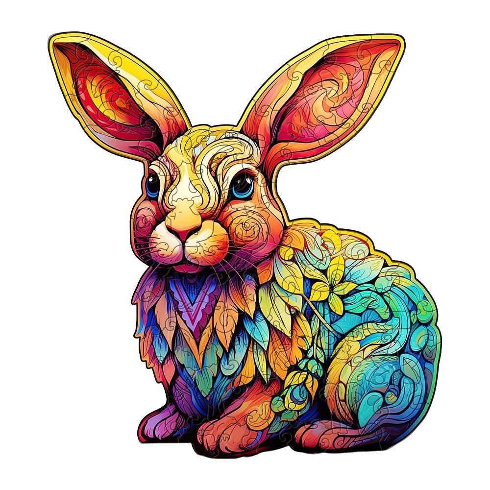 Rabbit's Retreat - Wooden Jigsaw Puzzle – Wooden Puzzle